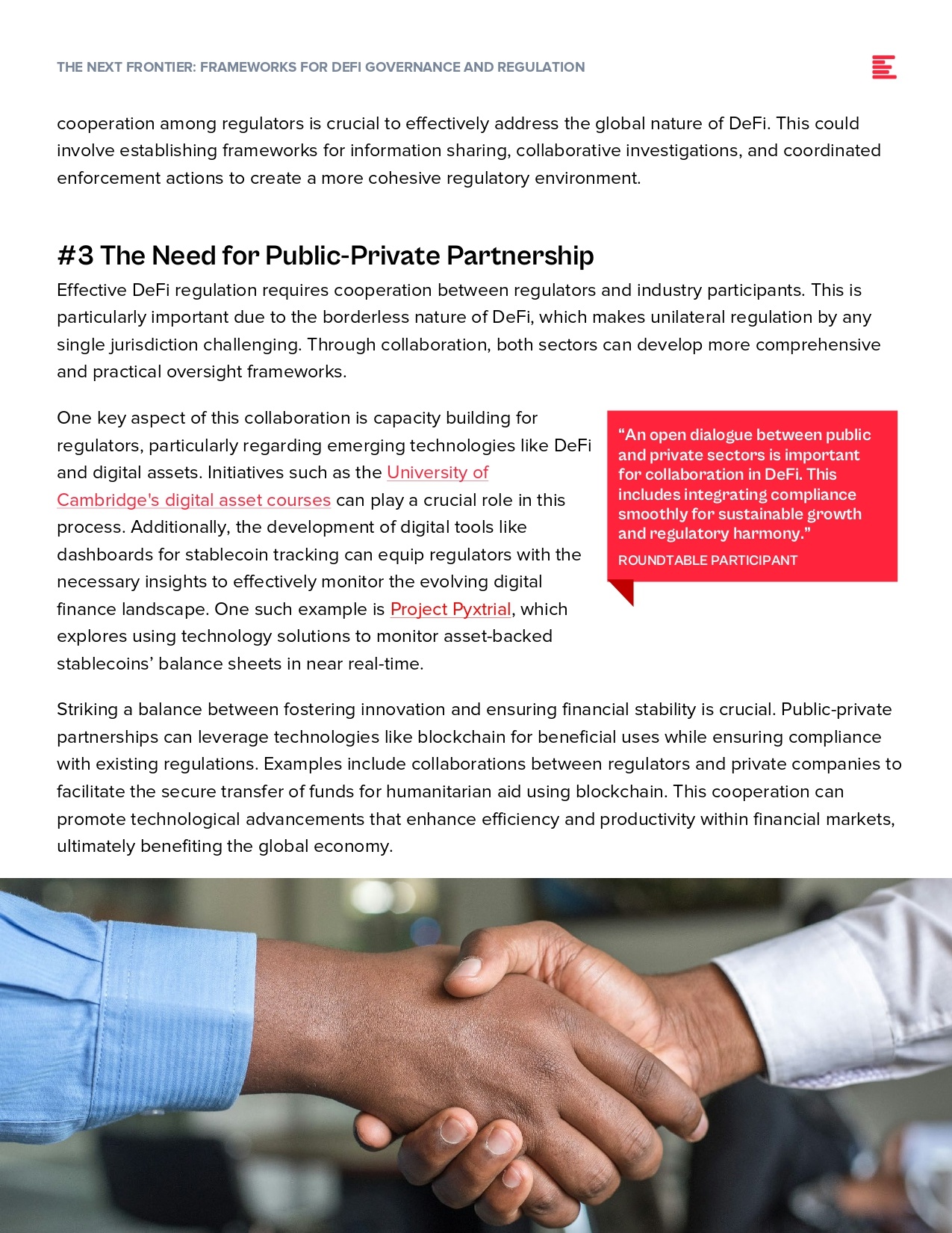 The Next Frontier: Frameworks for DeFi Governance and Regulation